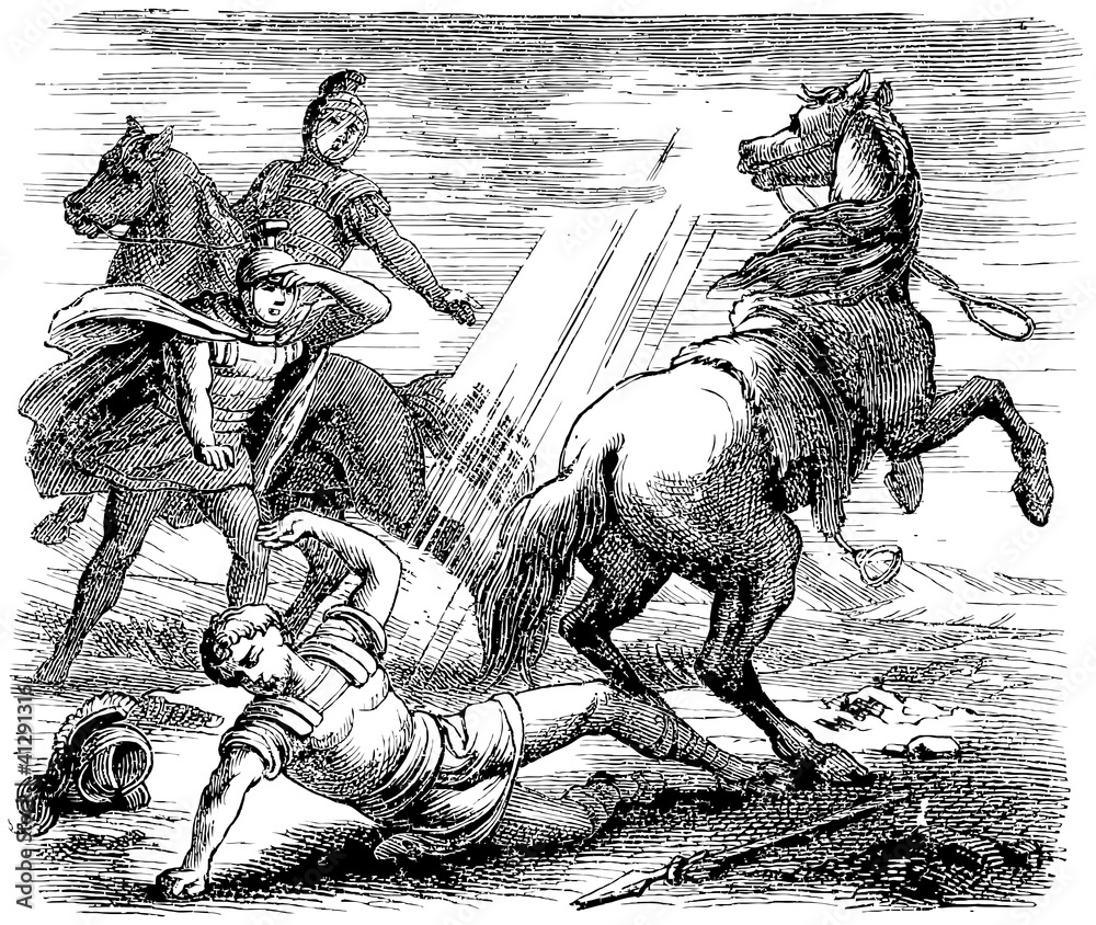 The Conversion of Paul the Apostle Stock Vector | Adobe Stock