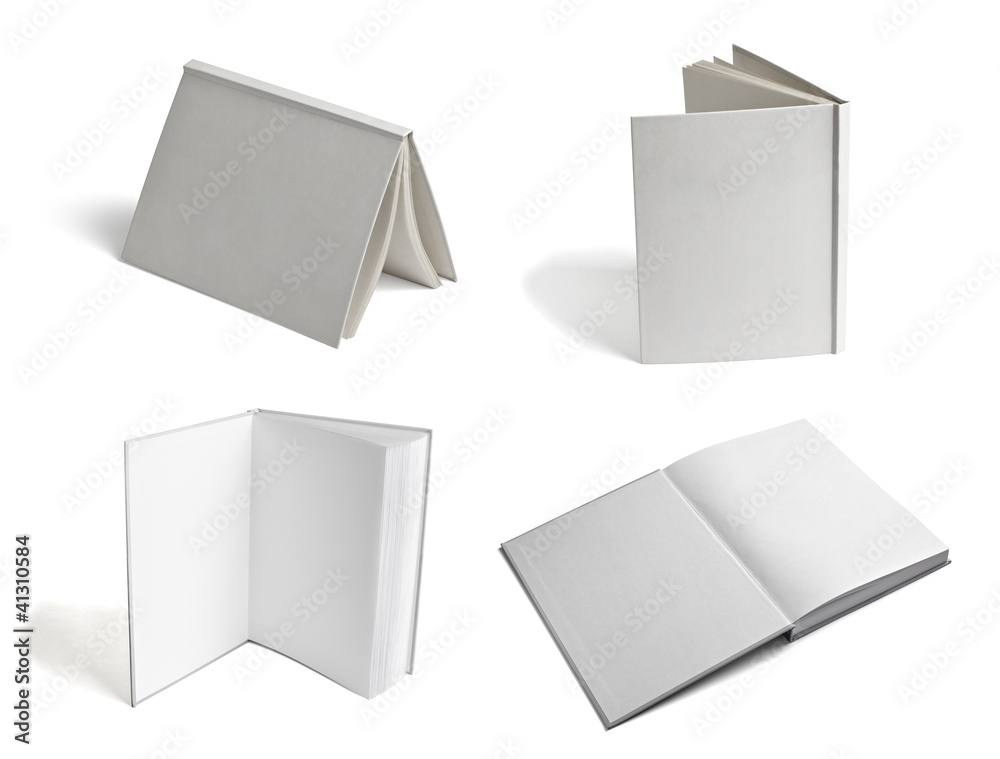 leaflet notebook textbook white blank paper template Stock Photo ...