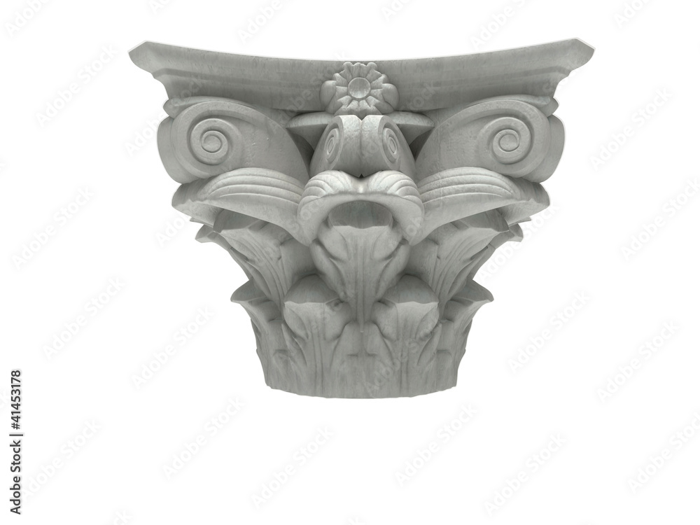 Capitello colonne, ordini e stili Stock Illustration | Adobe Stock