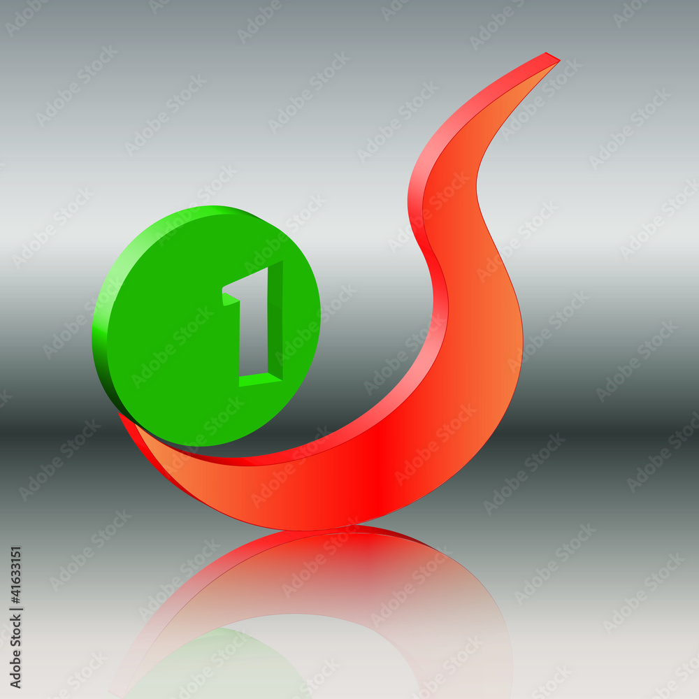 Logo Start Nr 1 Stock Vector | Adobe Stock