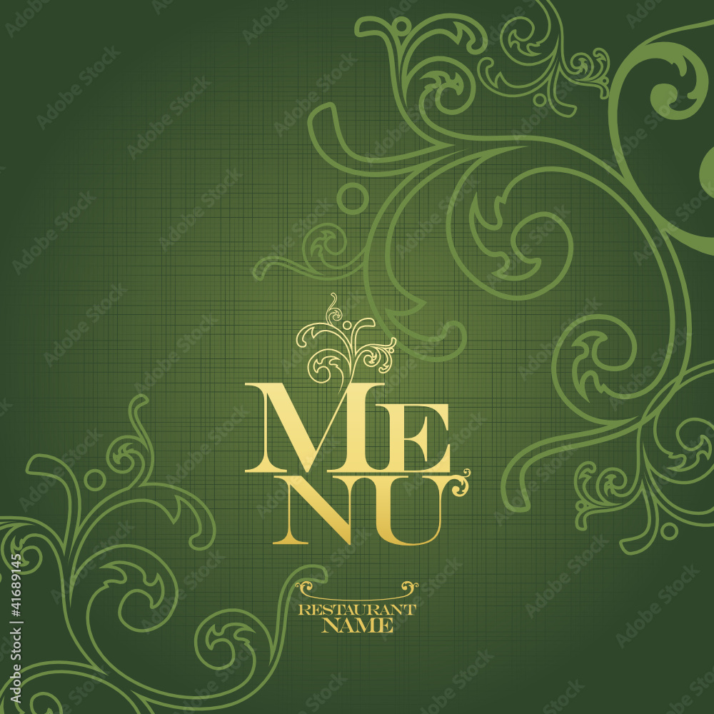 Restaurant Menu Card Design template Stock Vector | Adobe Stock