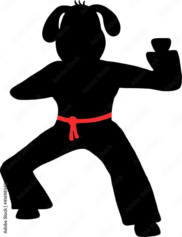 Karate Schaf Stock Vector | Adobe Stock