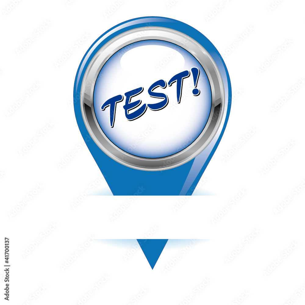 TEST! ICON Stock Vector | Adobe Stock