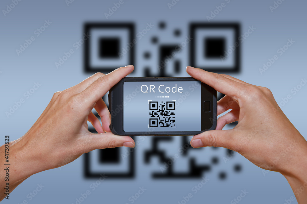 QR code, m-commerce Stock Photo | Adobe Stock