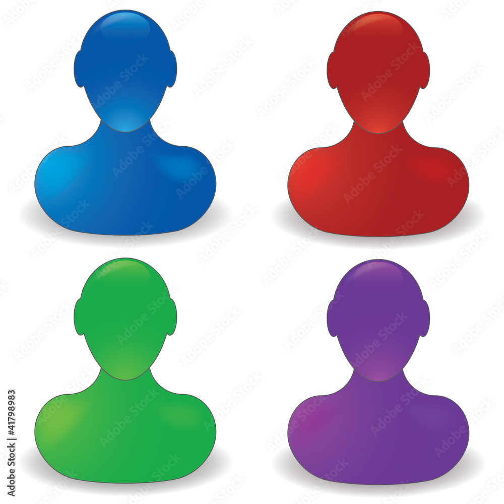 Vector human body icon/symbol Stock Vector | Adobe Stock