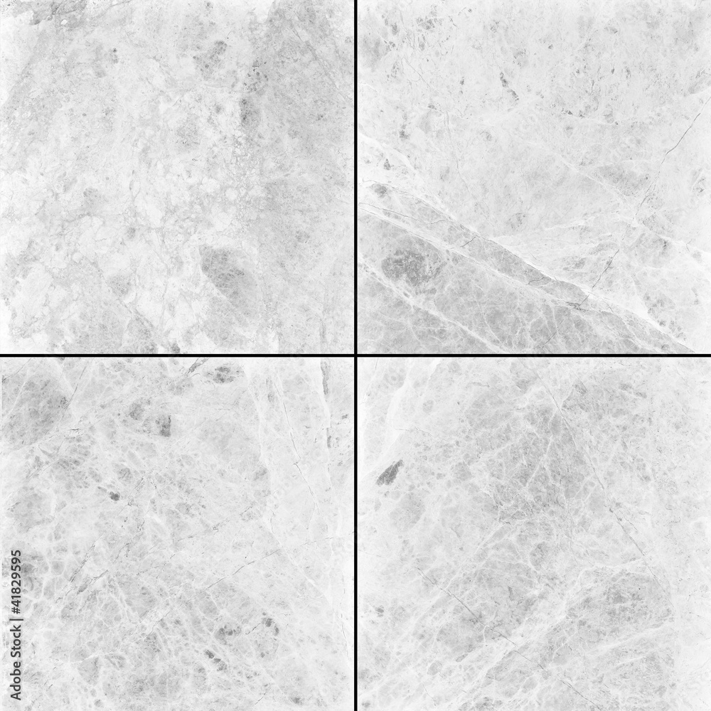 Four different white marble texture (high res) Stock Photo | Adobe Stock