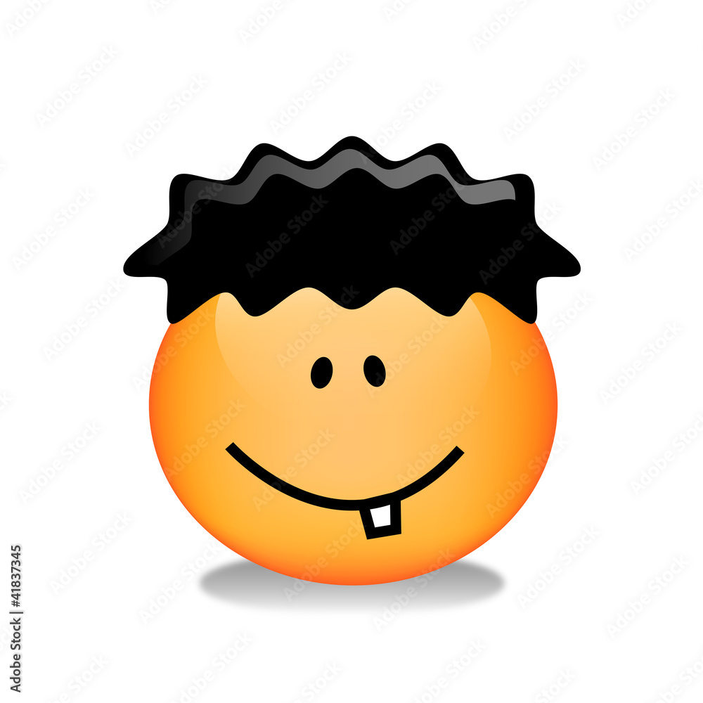 smiley - erster zahn Stock Vector | Adobe Stock