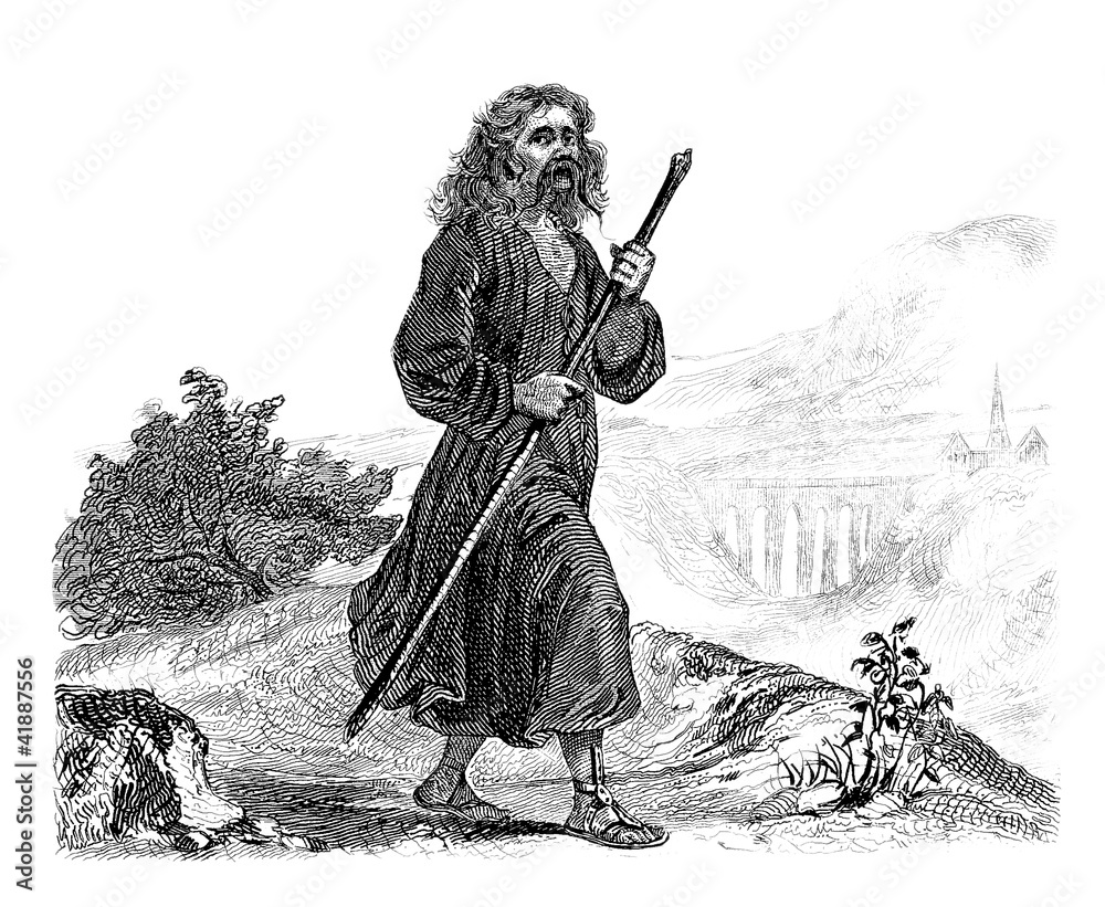 Ancient Gallic Man - Gaulois Stock Illustration | Adobe Stock