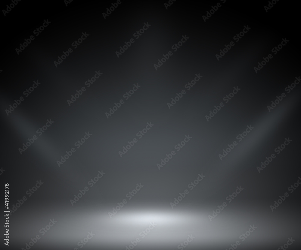 Dark Spotlight Room Background Stock Illustration | Adobe Stock