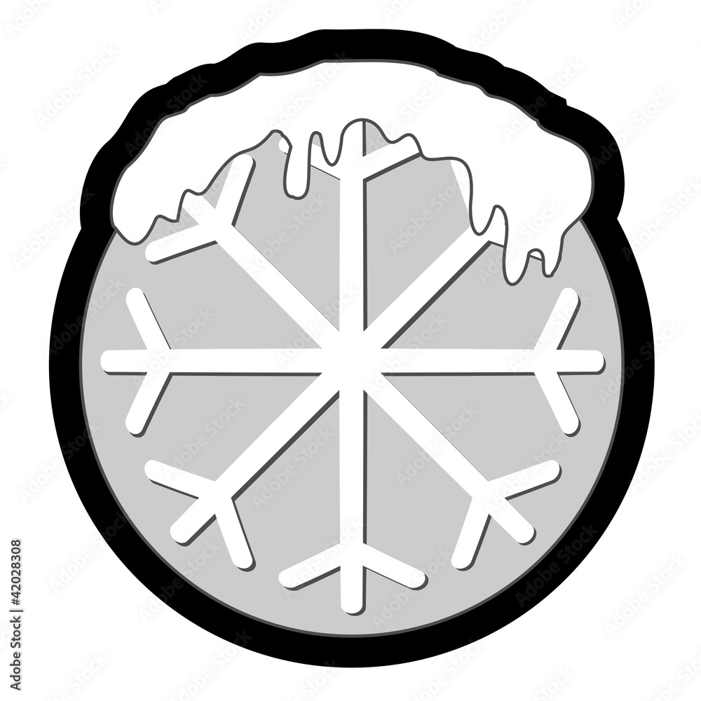 Ice symbol Stock Vector | Adobe Stock