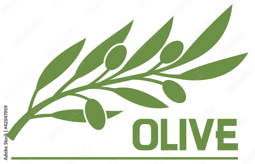 olive branch (olive symbol) Stock Vector | Adobe Stock