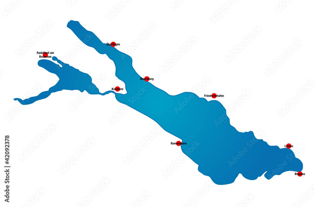 Bodensee Stock Vector | Adobe Stock