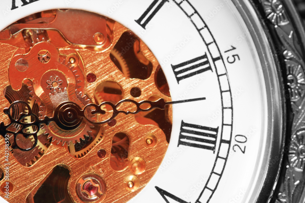 Old watch machine Stock Photo | Adobe Stock