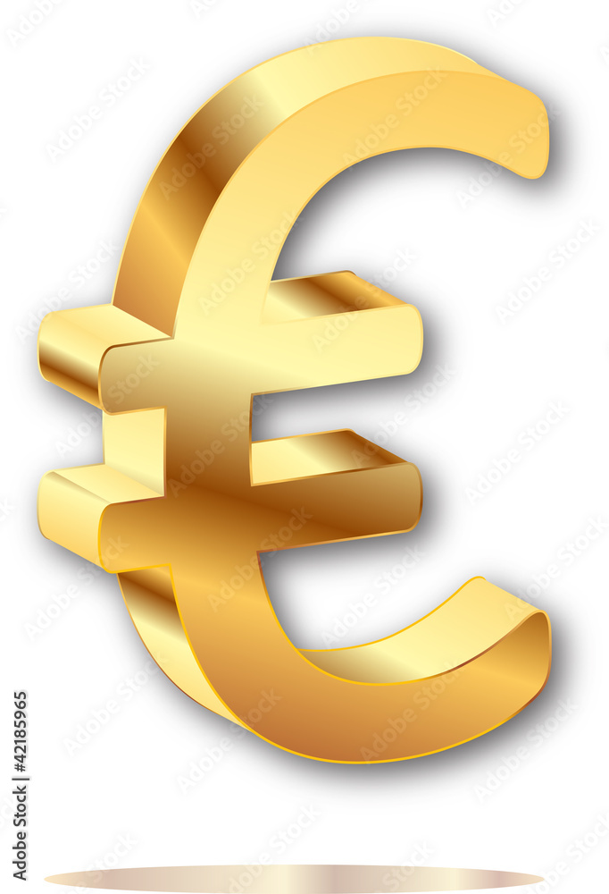 Símbolo Euro Stock Illustration | Adobe Stock