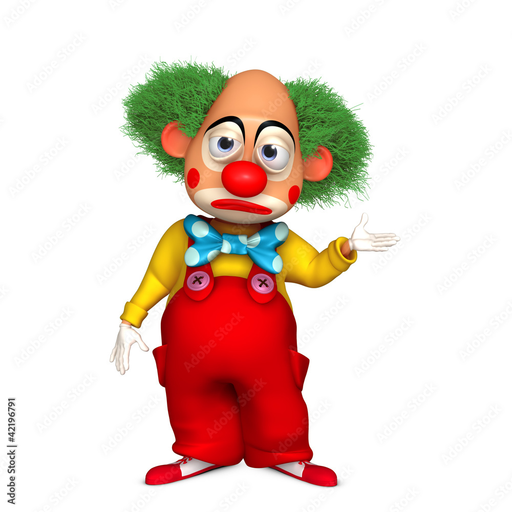cartoon clown Stock Illustration | Adobe Stock
