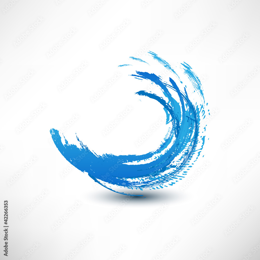 Blue Wave Sign Stock Vector Adobe Stock blue-wave-sign-stock-vector-adobe-stock