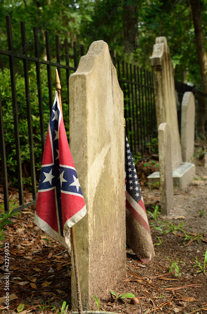 Confederate grave at Sunbury Cemetery Stock Photo | Adobe Stock
