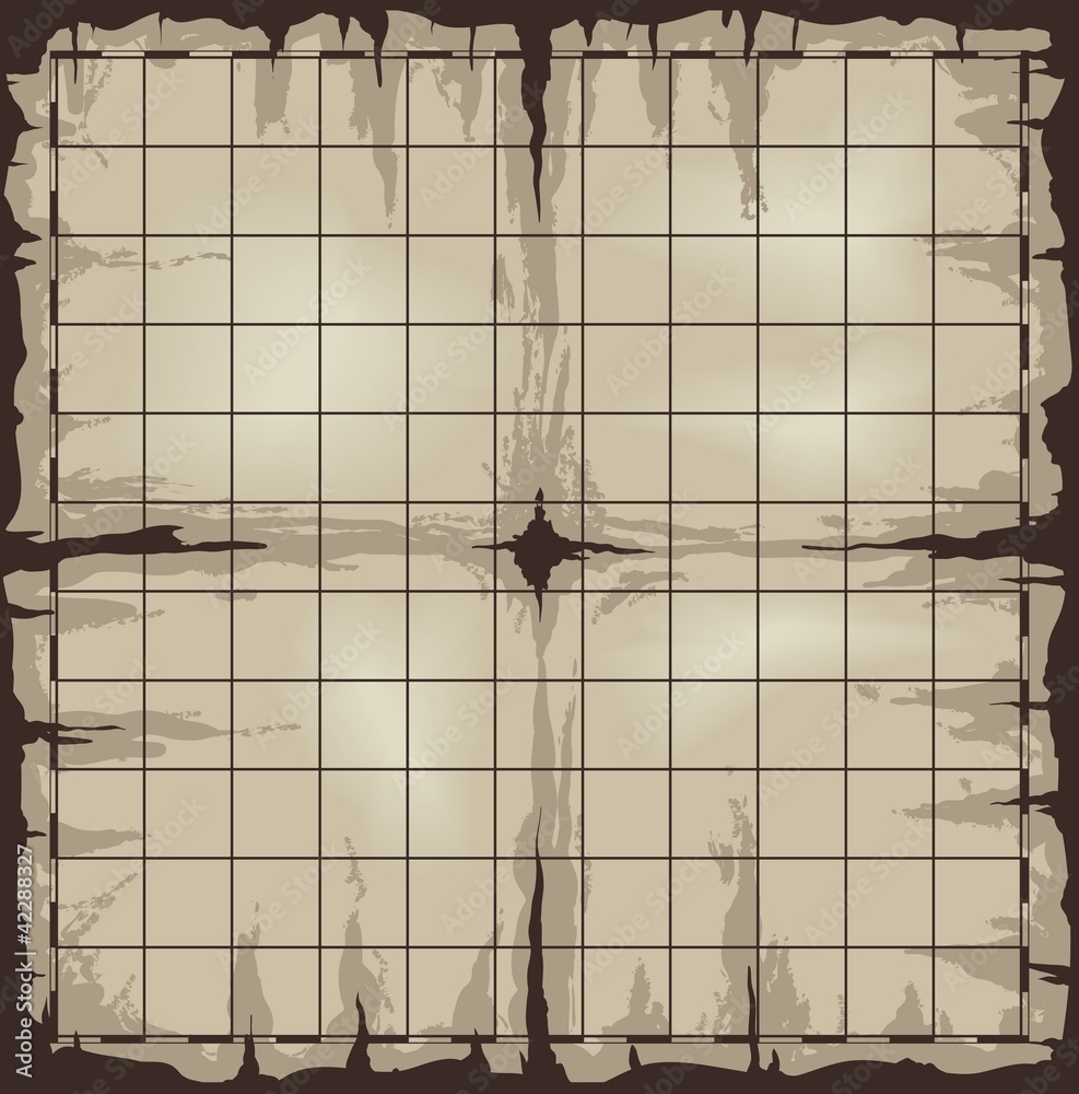 Old map with grid Stock Vector | Adobe Stock