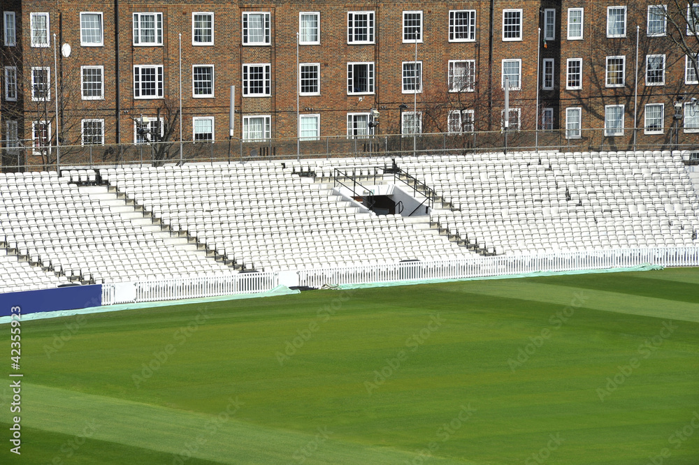 stadium seating at cricket ground Stock Photo | Adobe Stock