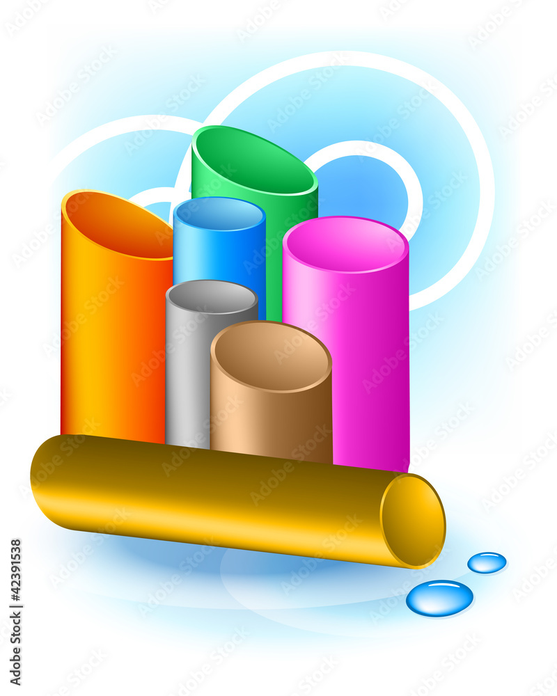 Logo tubo Stock Vector | Adobe Stock