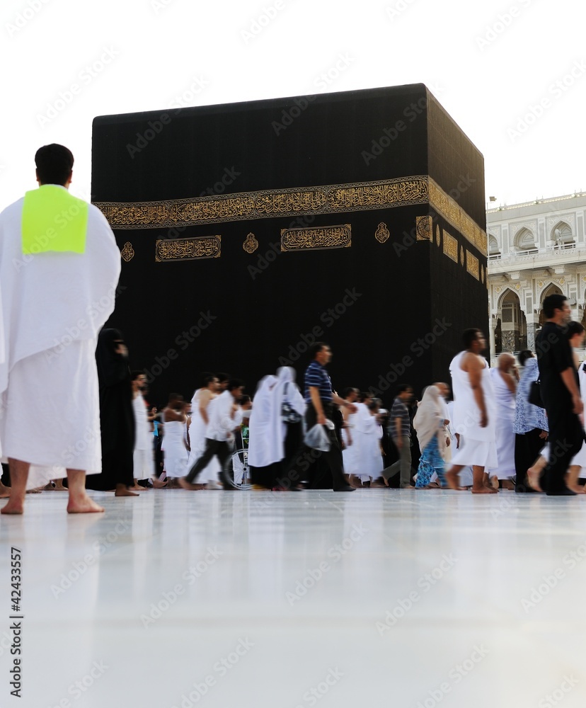 Makkah Kaaba Hajj Muslims Stock Photo | Adobe Stock