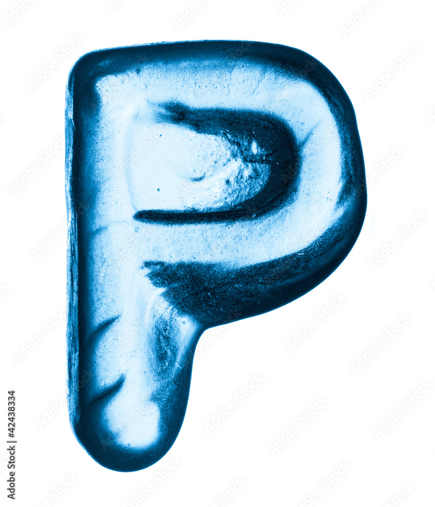letter of ice alphabet Stock Photo | Adobe Stock