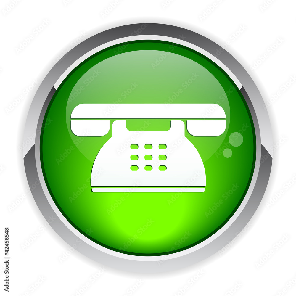 button internet phone symbol icon. Stock Vector | Adobe Stock