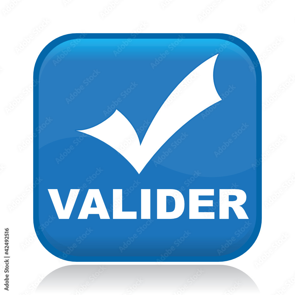 VALIDER ICON Stock Vector | Adobe Stock