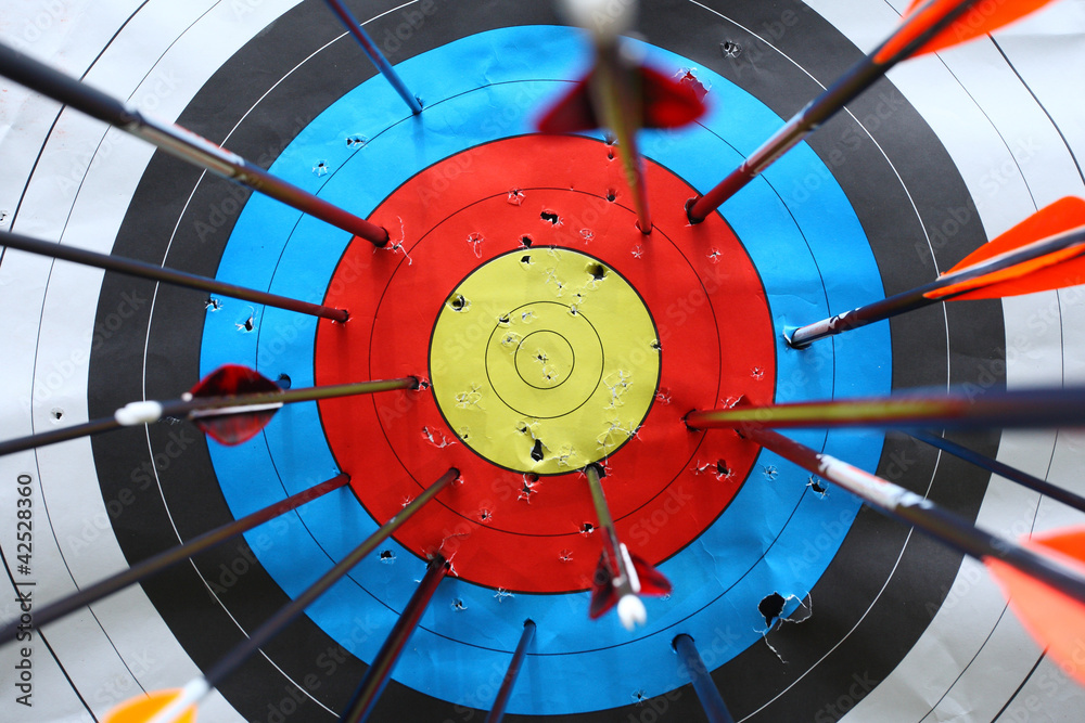 arrows miss target. Stock Photo | Adobe Stock