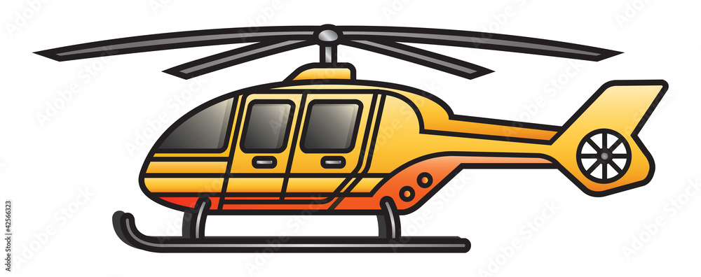Rescue Helicopter Stock Vector | Adobe Stock