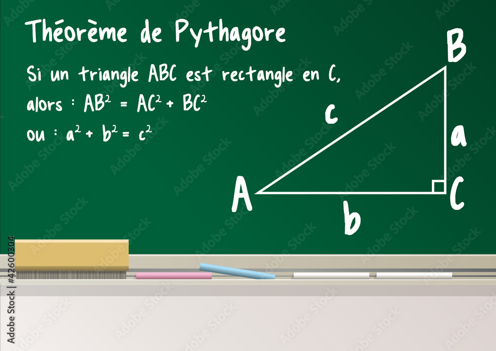 Tableau_Pythagore Stock Vector | Adobe Stock
