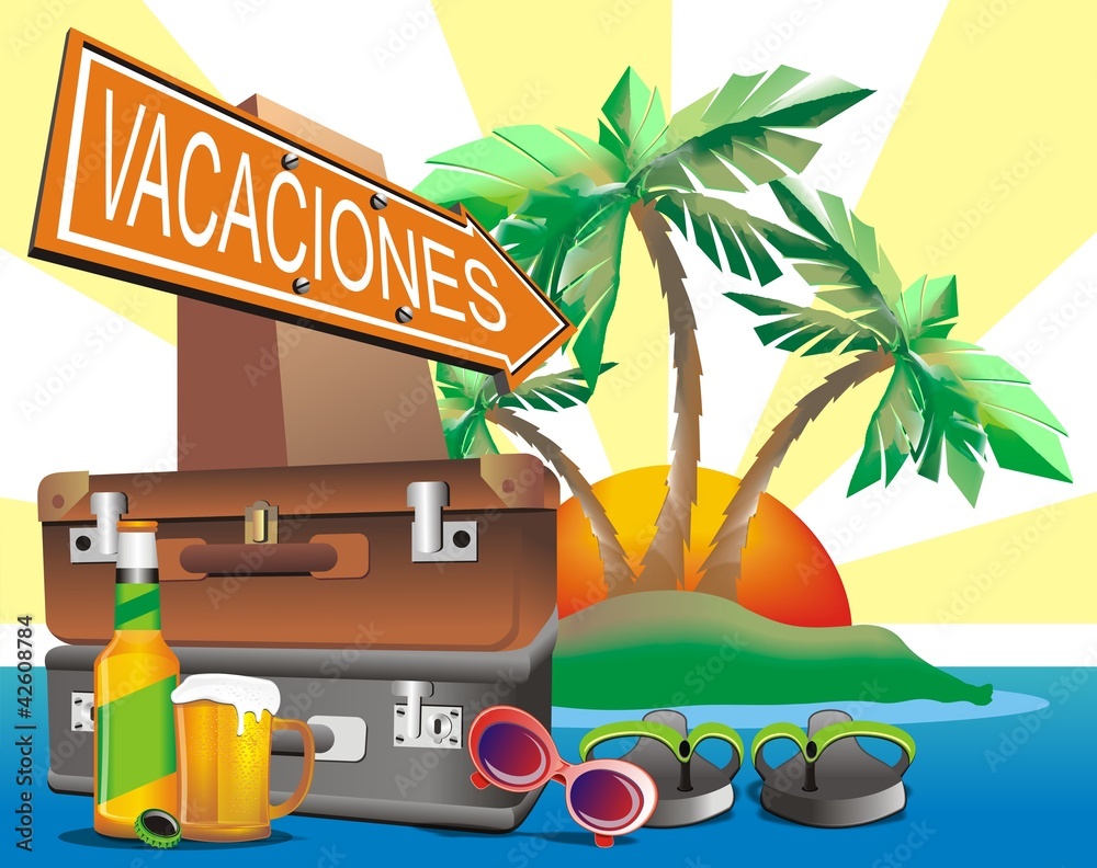 vacaciones Stock Vector | Adobe Stock