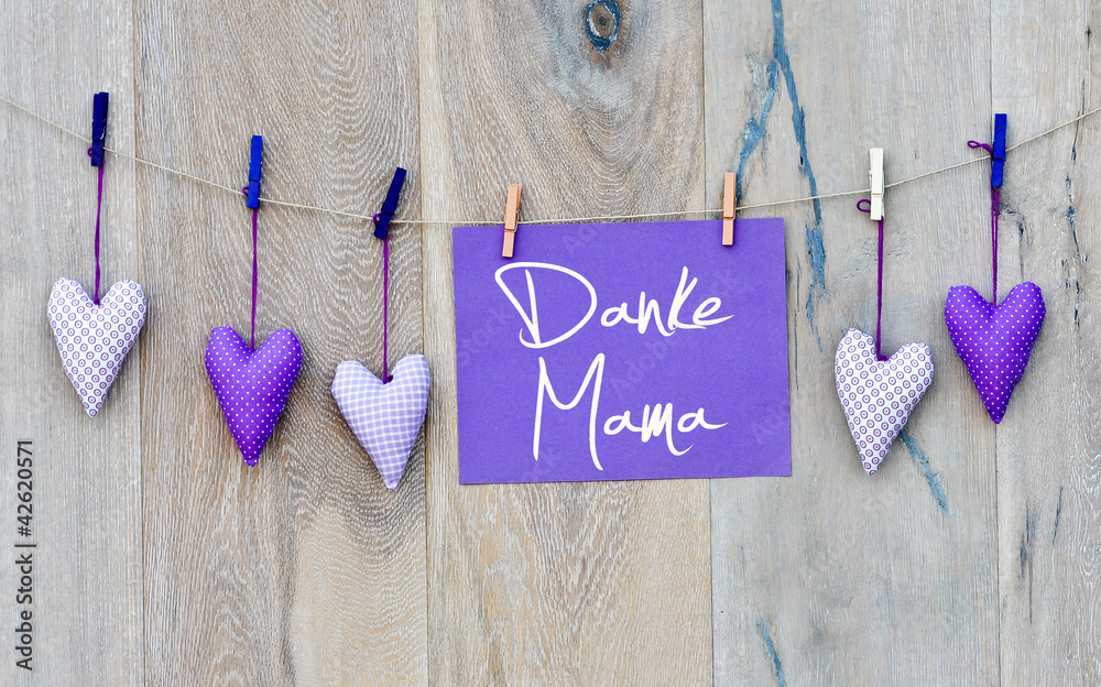 Danke Mama Stock Photo | Adobe Stock