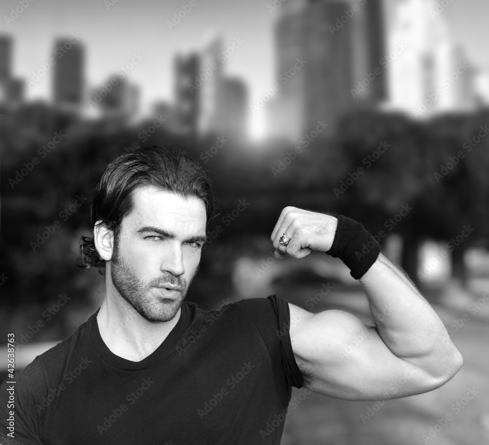 Bicep flex Stock Photo | Adobe Stock