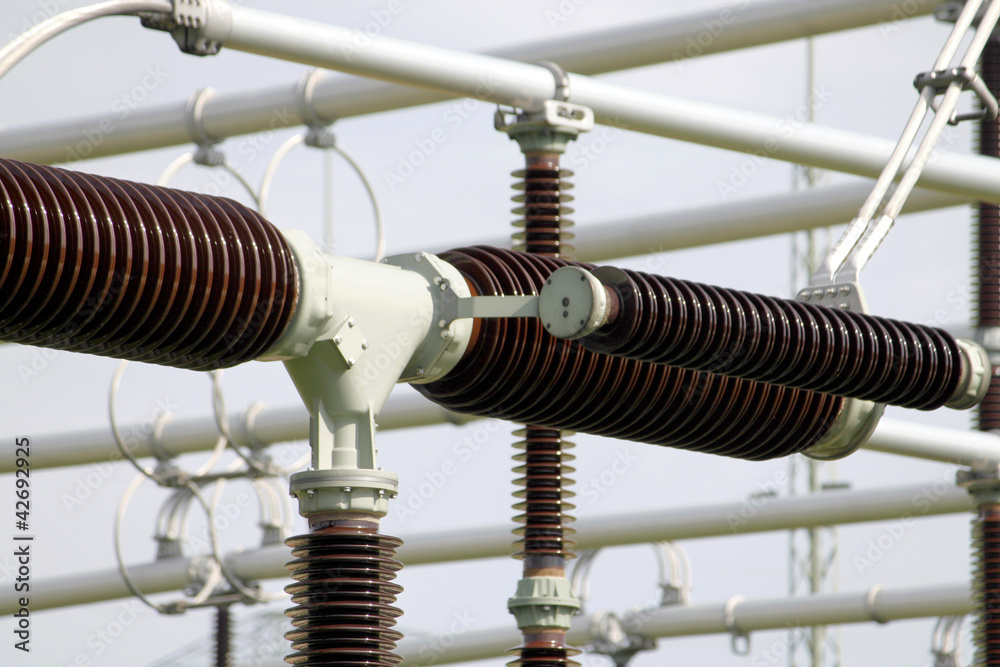 transformer station isolator Stock Photo | Adobe Stock