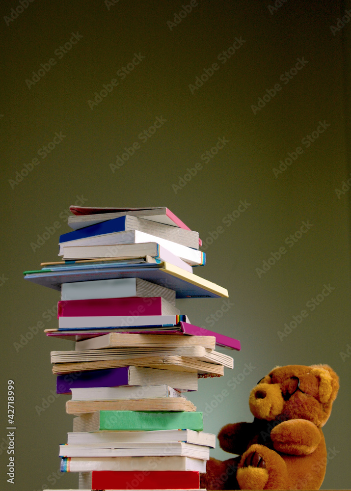 pile of kids books Stock Photo | Adobe Stock