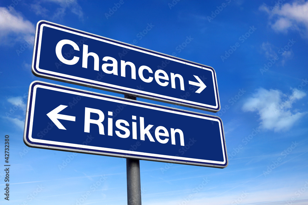 Chancen und Risiken Stock-Foto | Adobe Stock