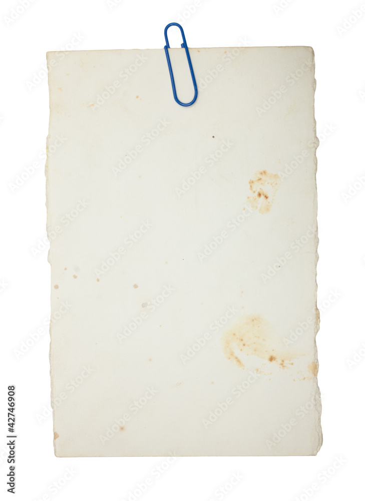 Vintage old paper texture with clip to background Stock Photo | Adobe Stock