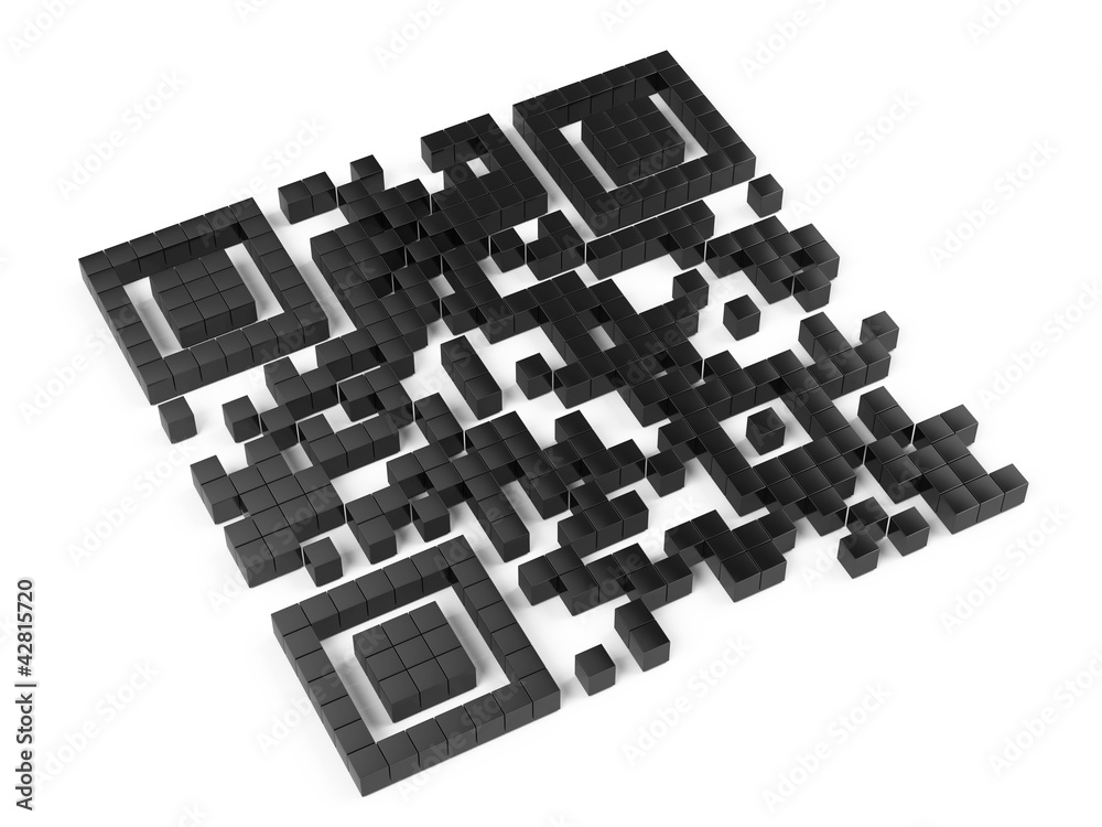 QR Code Stock Illustration | Adobe Stock