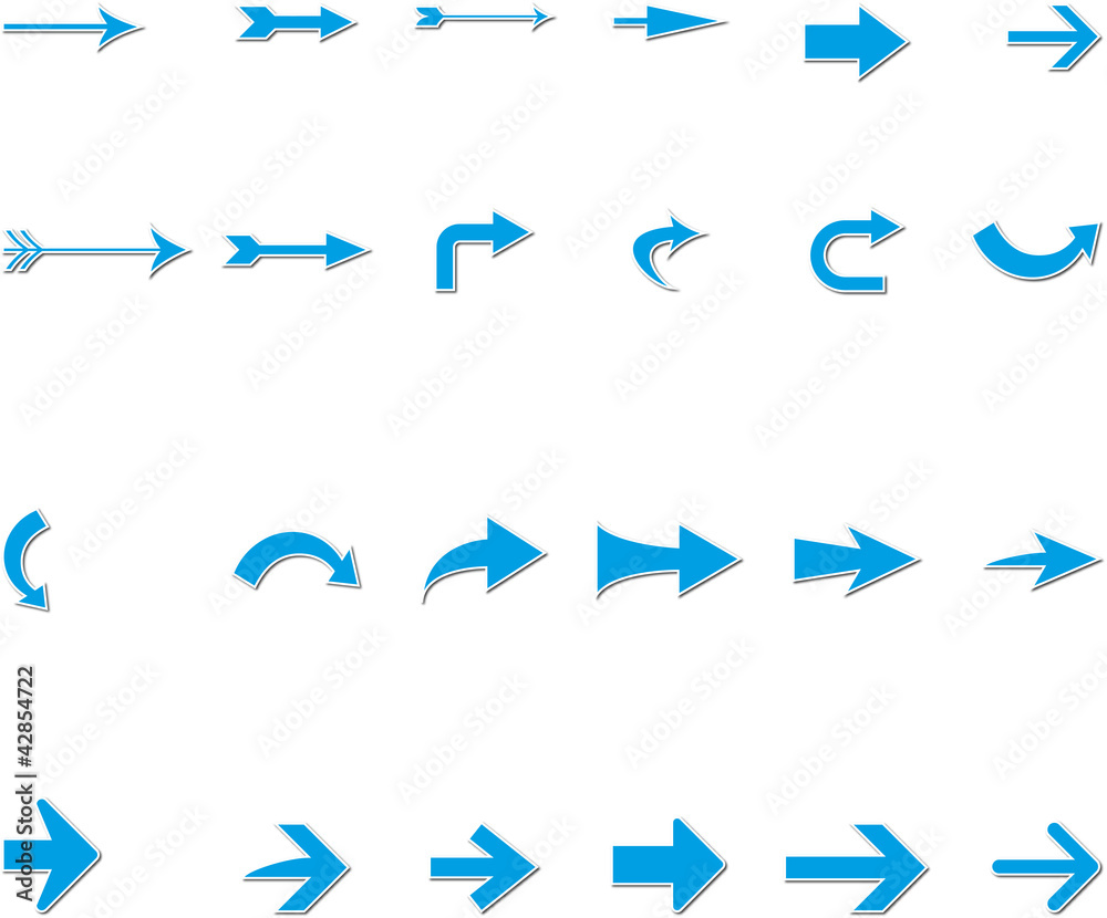 Pfeile, arrows, Symbole, Zeichen, Vektor Stock Vector | Adobe Stock