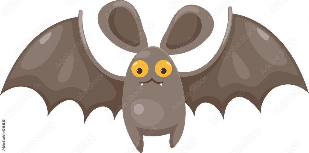 Cartoon bat Stock Vector | Adobe Stock