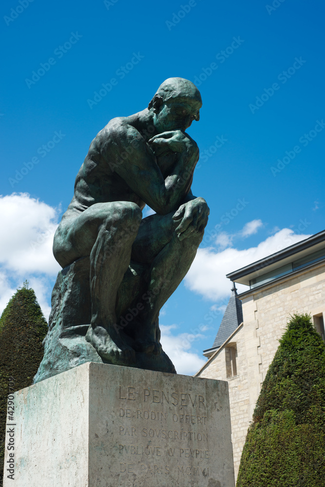 le penseur de Rodin Stock Photo | Adobe Stock
