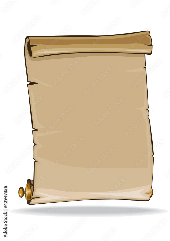 Parchemin - Vertical Stock Vector | Adobe Stock