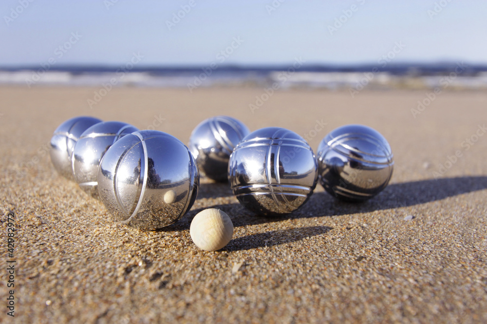 Boules set Stock Photo | Adobe Stock