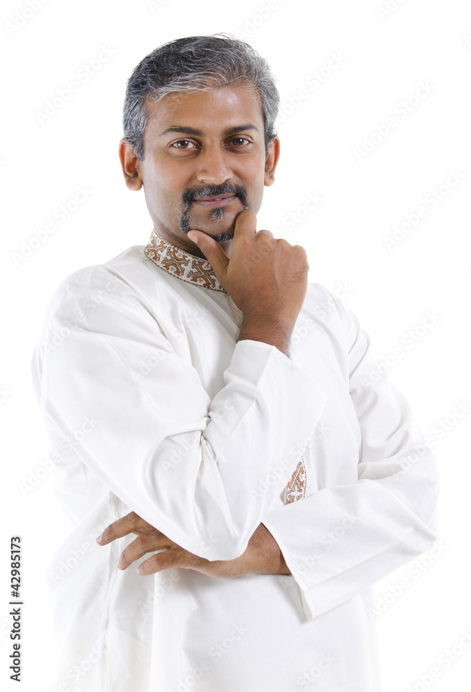 Traditional Indian man Stock Photo | Adobe Stock