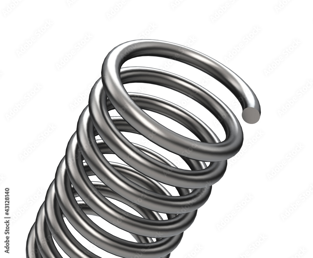 Die Metallfeder Stock-Illustration | Adobe Stock