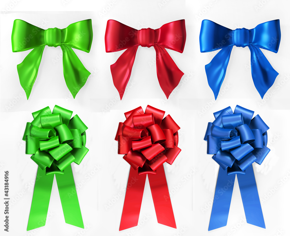 Lazos de colores ilustración de Stock | Adobe Stock