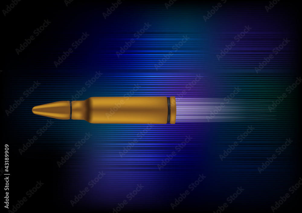 Speeding Bullet Vector