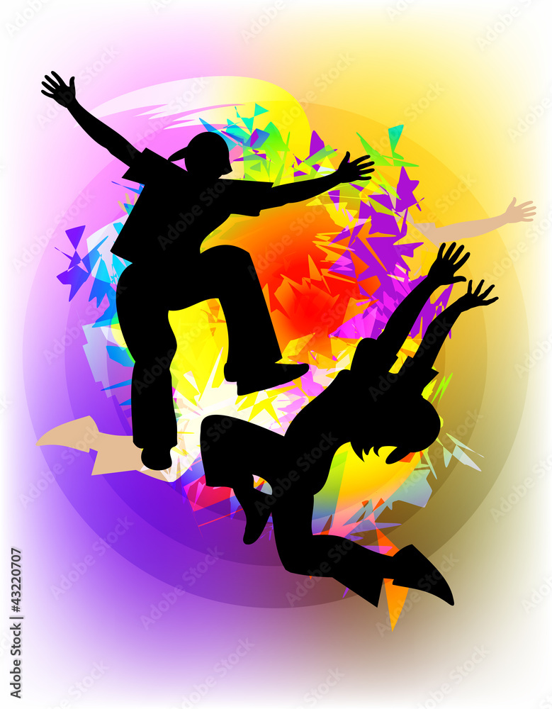 Zumba fitness Stock Vector | Adobe Stock