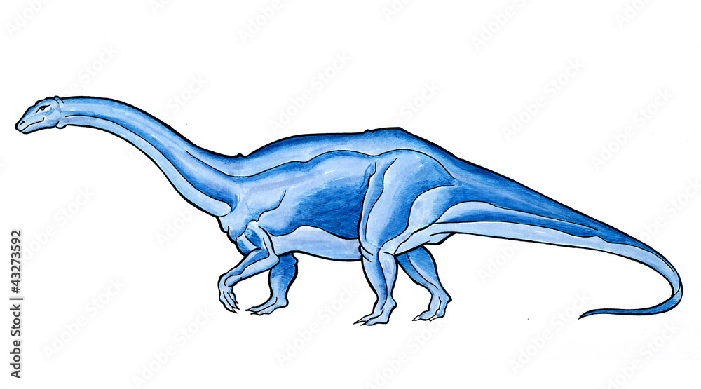 melanosaurus Stock Illustration | Adobe Stock
